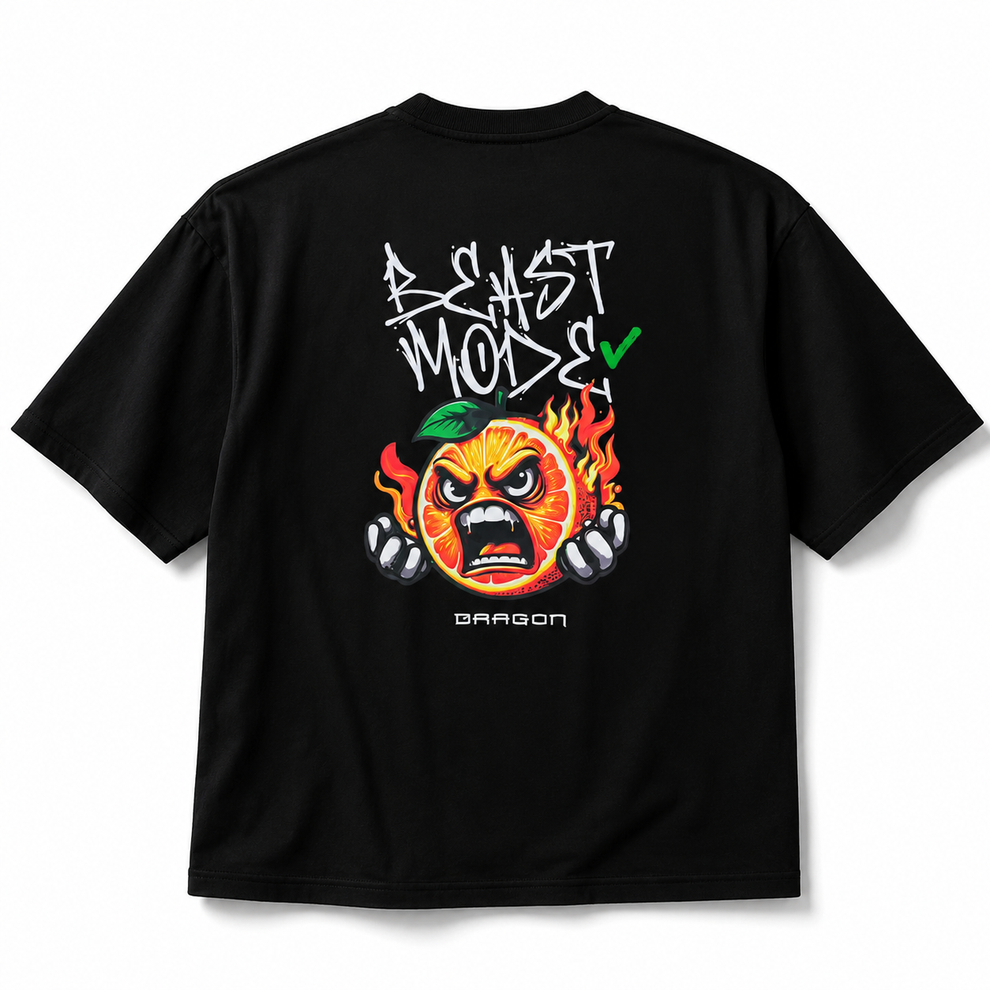 Dragon Pharma - “Beast Mode” Oversized Tee – AT Supermarket Fit